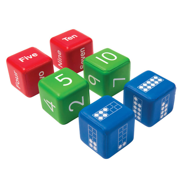 Tens frame & number dice – Kids Unite