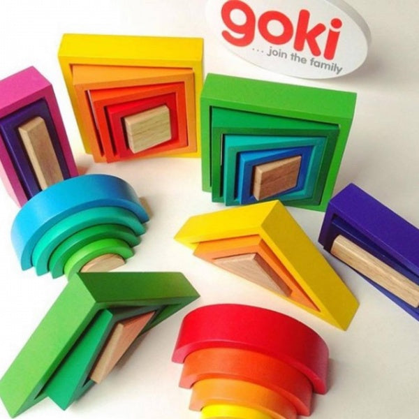 goki rainbow building blocks – Kids Unite