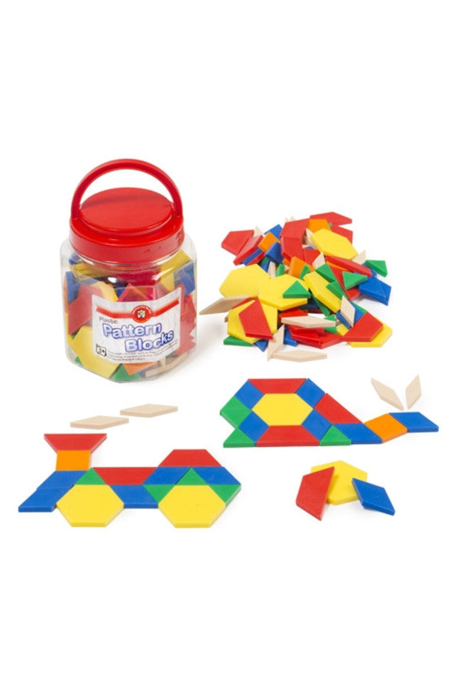 plastic pattern blocks – Kids Unite
