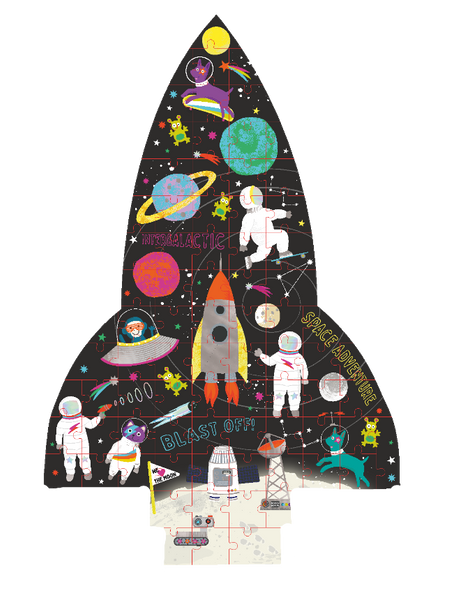 rocket shaped 80pc puzzle – Kids Unite